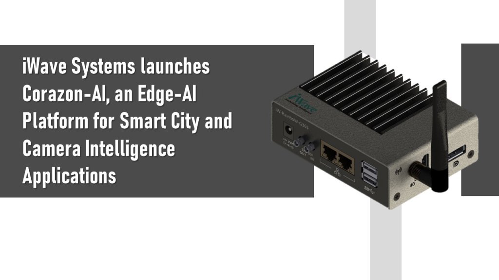 iWave launches Corazon-AI for Smart City and Camera Intelligence Applications - iWave Systems