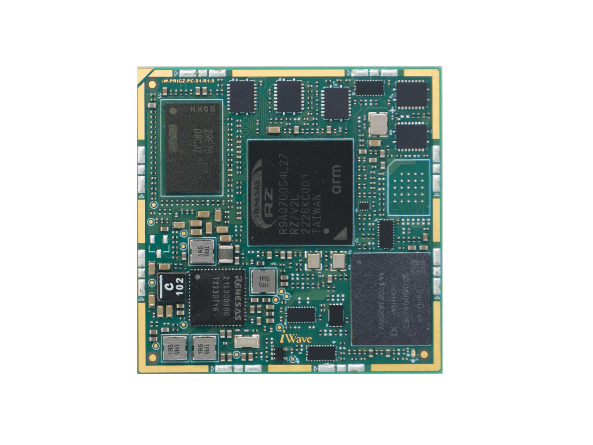 Renesas RZ/V2L OSM System on Module - iWave Systems